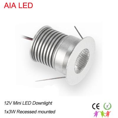 China Small 1W 12V IP42 waterproof indoor LED spot light/LED led down light for shops ceiling for sale