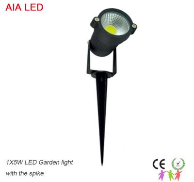 China Spike 60degree COB 1x5W AC/DC12V IP65 outdoor LED spot light/ LED lawn light for sale