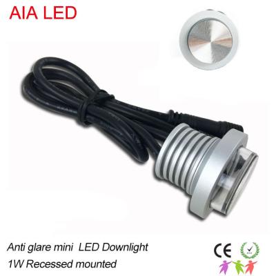 China contemporary Anti glare 1x3W DC12V IP67 outdoor LED spot light/ led down light/led ceiling lamp for sale