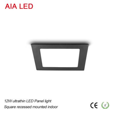 China Inside square IP40 12W Ultrathin LED Panel light for living room decoration for sale