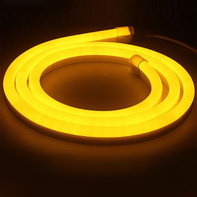 China Outdoor 120degree yellow 16x24mm flexible LED Neon strip lights/ LED strip Light for sale