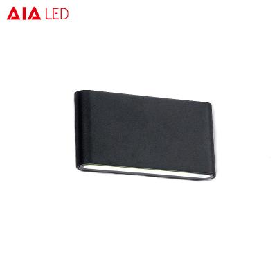 China Black aluminum outside waterproof IP65 12W LED wall lamps for hotel wall for sale