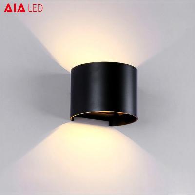 China Outdoor half round adjustable beam angle IP65 LED wall lamps for garden wall for outdoor for sale