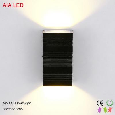 China Square outdoor up and down IP65 modern LED wall light&outside led wall lamps for park used for sale
