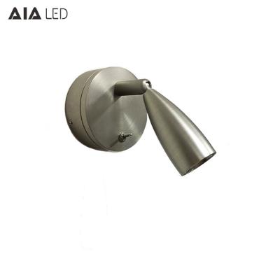 China Wall mounted headboard wall light led bedside wall light 3W & led reading wall light for hotel for sale