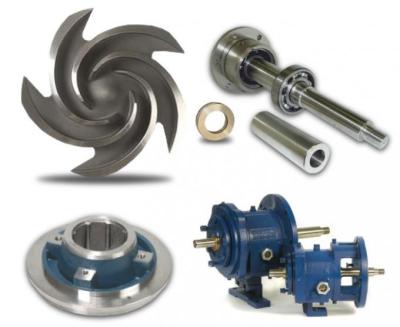 China ANSI chemical process pump parts impeller, casing, covers, frames, shaft and sleeves for sale