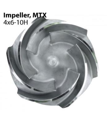 China Spare parts for ANSI process pumps CD4M large size Goulds 3196 series impeller for sale