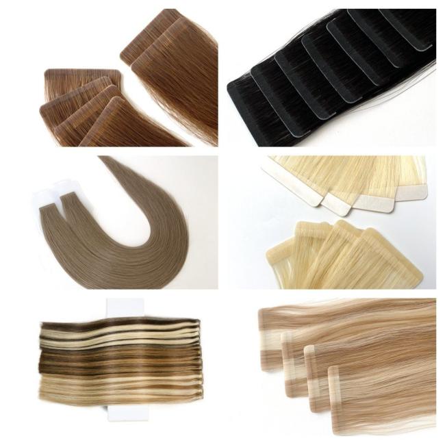 6D Hair Extensions Russian Human Hair 100% Remy Hair Extensions