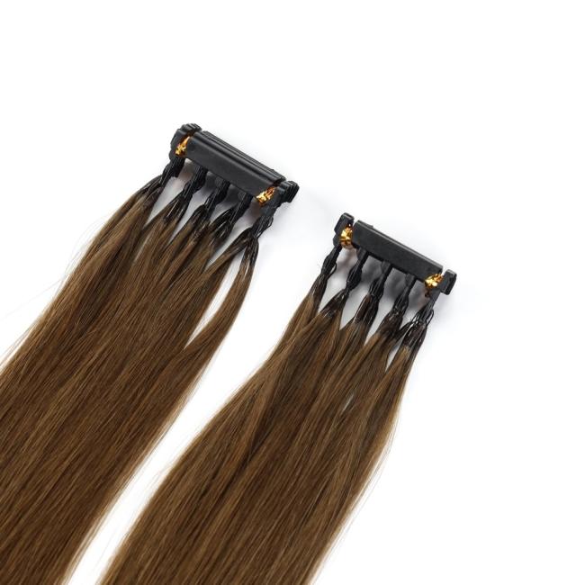 Russian Virgin Hair Cuticle Aligned Wholesale 6D Hair Extensions 2ND Generation for Sale