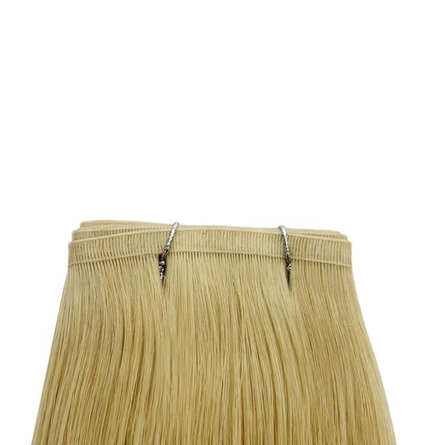 Wholesale Remy Hair Extensions Weft 100% Human Hair Bundles Virgin Flat Weft Hair Extensions