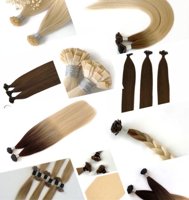 Slavic Hair Flat Tip Hair Extensions