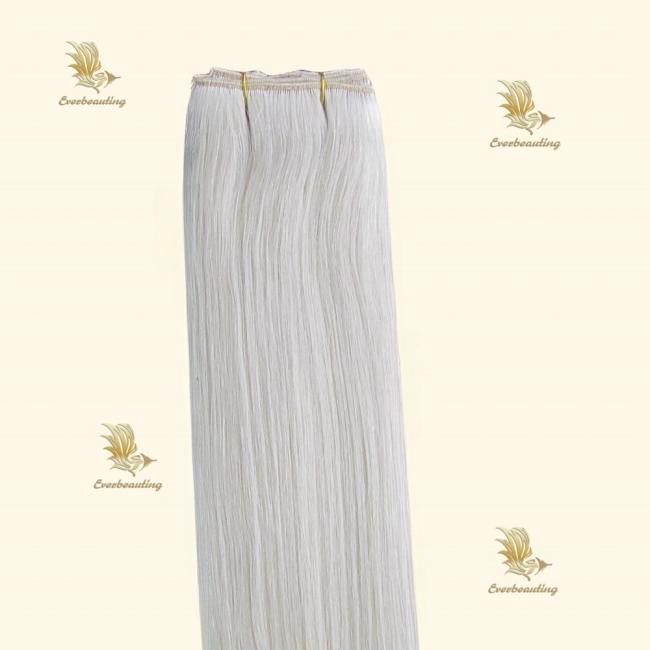 Thick End Raw Hair Seamless Clip in Hair Extensions