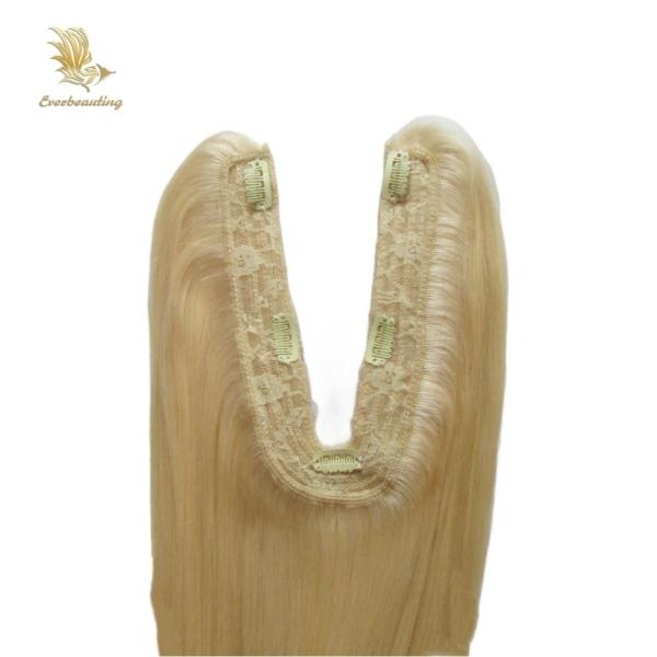 Quality Blonde Straight Texture U Part Closure US Topper for Hair Extensions for sale