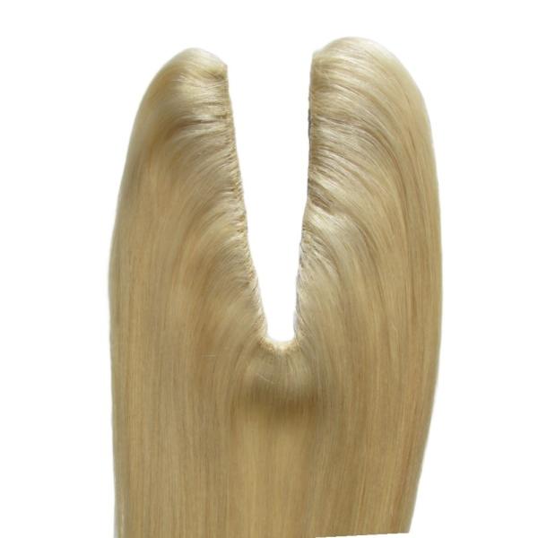 Quality Blonde Straight Texture U Part Closure US Topper for Hair Extensions for sale