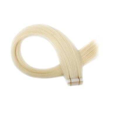 Cina Richiesta personalizzata accettata per estensioni di capelli con nastro in colore biondo in vendita