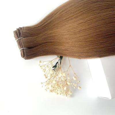 Cina Cuticule a doppio disegno allineata Ombre Color Machine Weft Hair Extensions Capelli umani 100g/pacco in vendita