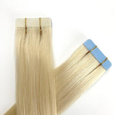 Cina 18 mesi vita capelli umani indiani ondulati con nastro adesivo estensioni di capelli con nastro resistente in vendita