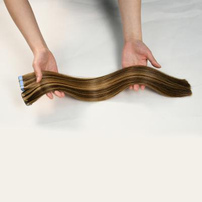 Cina Nastro in 100 capelli umani doppiamente disegnati Russian Remi Hair Extens 14A Grade per il mercato finale in vendita