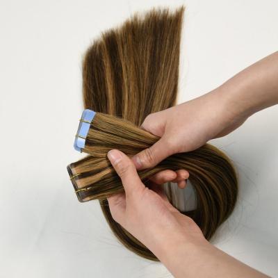 Cina Nastro in 100 capelli umani doppiamente disegnati Russian Remi Hair Extens 14A Grade per il mercato finale in vendita