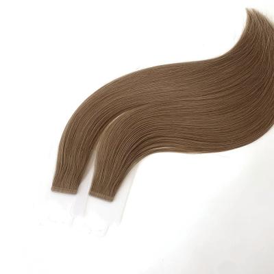 Cina Costo di spedizione Estensioni di capelli a nastro invisibile senza cucitura Estensioni di capelli a cucitura completa russa in vendita