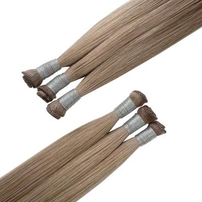 Cina Estensione di capelli a trama a mano senza intreccio senza perdita di capelli vergini a doppio tratto in vendita