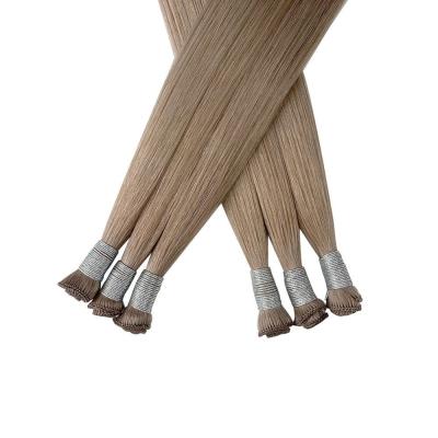 Cina Estensione di capelli a trama a mano senza intreccio senza perdita di capelli vergini a doppio tratto in vendita