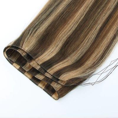 Cina Estensione di capelli a trama a mano senza intreccio senza perdita di capelli vergini a doppio tratto in vendita