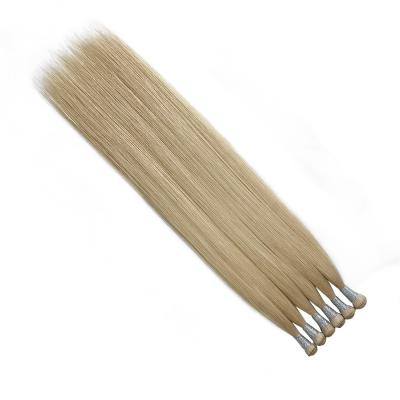 Cina Genius Weft Upgrade Handtied Weft Morbido e sottile Colore scuro Estensione dei capelli Senza perdita in vendita