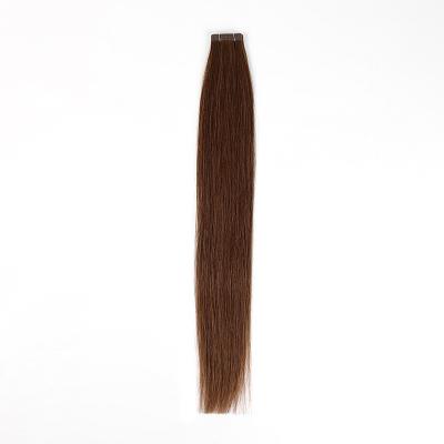 Cina 100% capelli umani Silky Straight Extensions Venditore Colore naturale Nastro europeo in capelli Remy in vendita