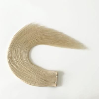 Cina Pagamento completo Multicolore doppio disegnato Remy capelli umani senza cuciture PU pelle trama estensione dei capelli in vendita