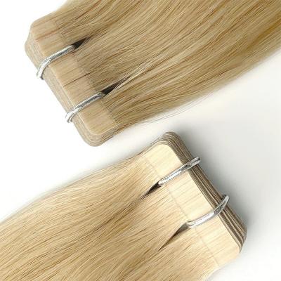 Cina Nastro per capelli umani riutilizzabile da 20 pollici in estensioni con capelli vergini grezzi allineati con cuticule in vendita