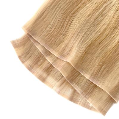 Cina PW-24268 US Estensione della trama cutanea con buchi Cuticule allineata Capelli vergini grezzi Xo Trama a buchi in vendita