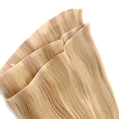 Cina PW-24268 US Estensione della trama cutanea con buchi Cuticule allineata Capelli vergini grezzi Xo Trama a buchi in vendita