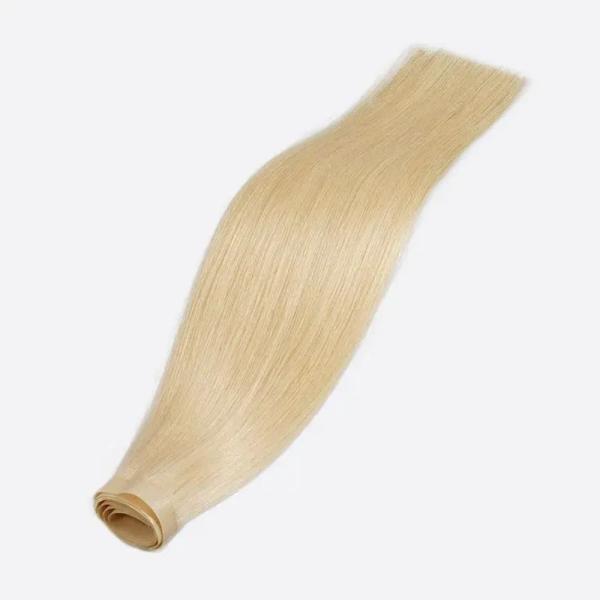 Quality Double Drawn PU Skin Hair Weft in Straight Style with Different Colors and Pric for sale