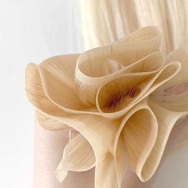 Quality Double Drawn PU Skin Hair Weft in Straight Style with Different Colors and Pric for sale
