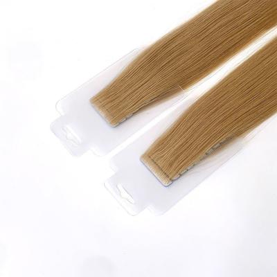China Cuticle Aligned Double Drawn Invisible Tape Hair Extensions for Full Payment for sale
