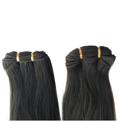 Cina 100 g/imballaggio Remy Hair Weft 100% non lavorato, capelli indiani grezzi cuticule capelli allineati in vendita