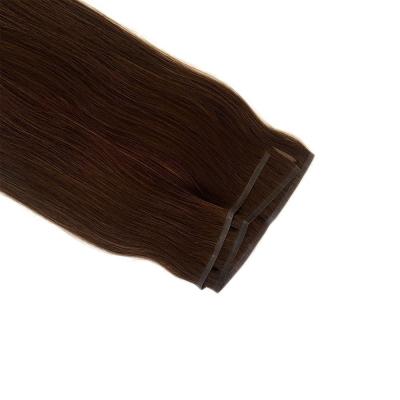 China Muti Color Remy Hair Extensions 100% Peruvian Flat Weft Human Hair with Skin PU Weft for sale