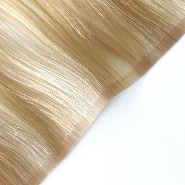 Quality Straight Style PU Skin Weft 100% Human Hair Extension for Women and Salon US for sale