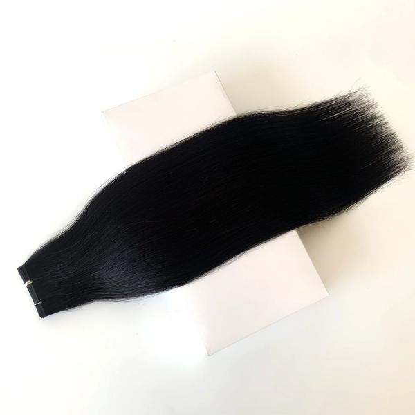 Quality Double Drawn Blonde European Virgin Skin Weft Human Hair Seamless Skin Brazilian for sale