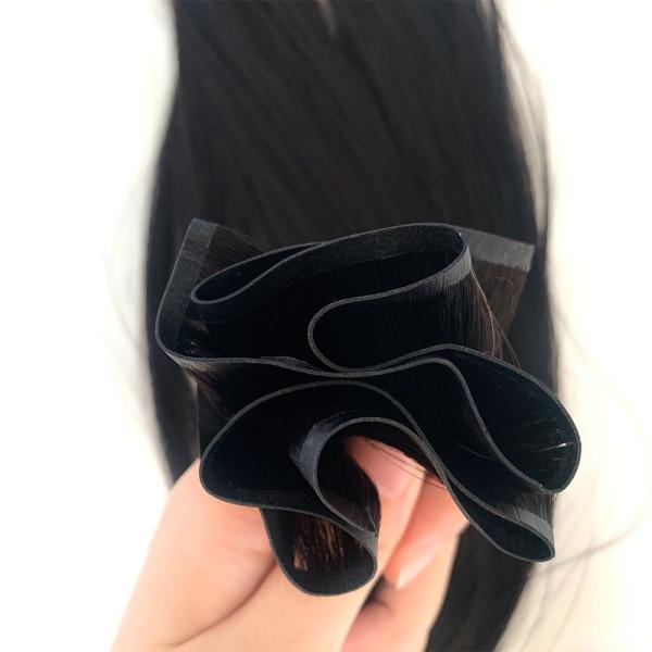 Quality Double Drawn Blonde European Virgin Skin Weft Human Hair Seamless Skin Brazilian for sale