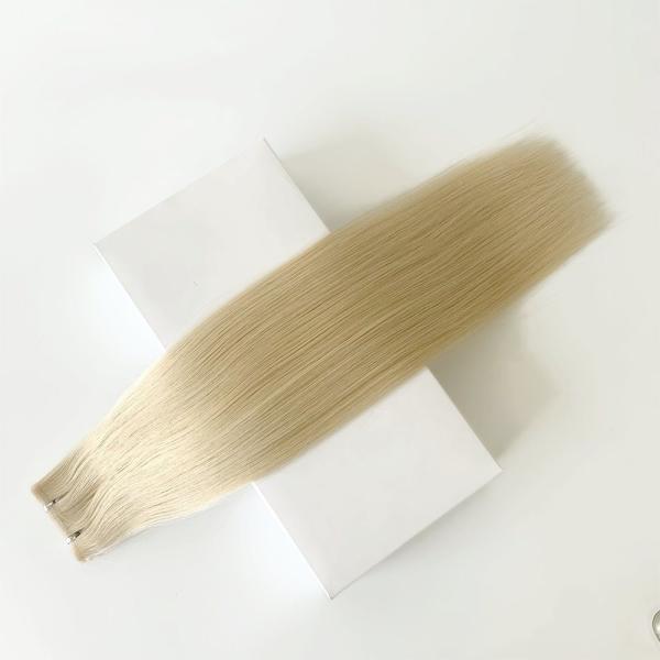 Quality Small Hole PU Seamless Tape Hair Skin Weft Double Drawn Extensions 50cm Package for sale