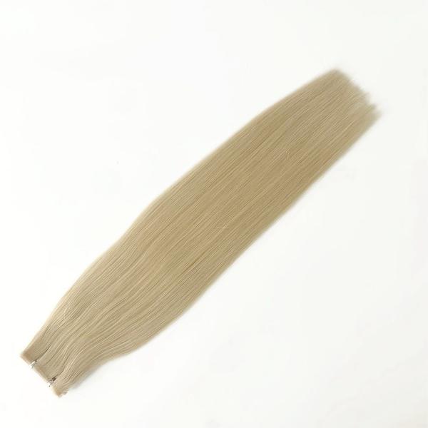 Quality Design Customized PU Skin Hair Weft Hand Tied Mini Flat Weft for Salon for sale