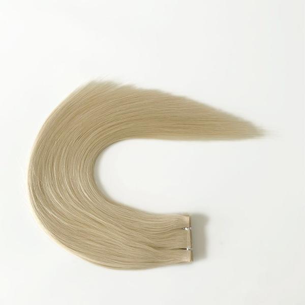 Quality Design Customized PU Skin Hair Weft Hand Tied Mini Flat Weft for Salon for sale