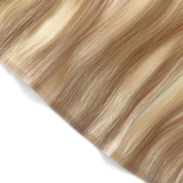 Quality Raw Hair Extensions 100% Human Hair Double Drawn PU Skin Weft Invisible PU Hair for sale