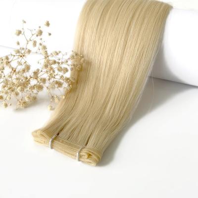 中国 50.00cm * 8.00cm * 3.00cm パッケージサイズ ストレート人毛 処女 フラット 織物拡張子 販売のため