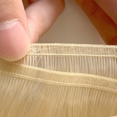 中国 50.00cm * 8.00cm * 3.00cm パッケージサイズ ストレート人毛 処女 フラット 織物拡張子 販売のため