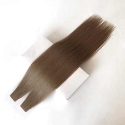 Cina Nastro per capelli allineato a cuticule brasiliana Remy in colore ombroso Tela pelle sottile Estensione dei capelli in vendita