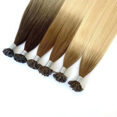 Cina Capelli umani a doppio disegno, estensioni di cheratina a punta piatta, capelli vergini sani al 100% in vendita