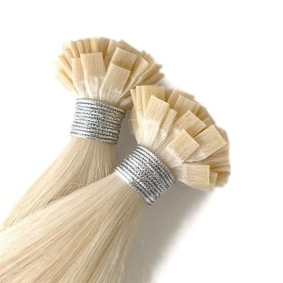 China Customized Pre-Bonded Flat Tip Hair Extensions Russian Remy 100% European Hair K Tip for sale
